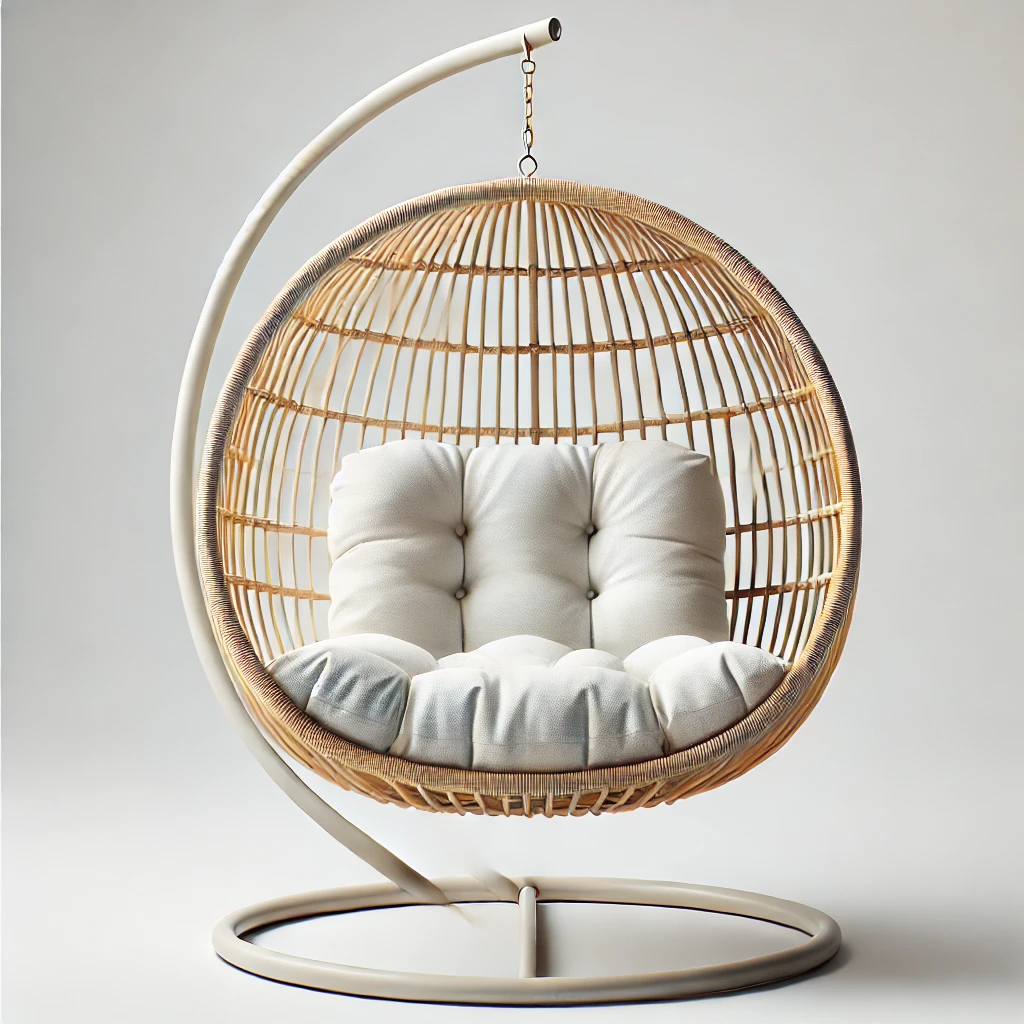 Premium Rattan Outdoor Hanging Egg Chair - tarashfurniture.com